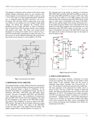 Design of low power high speed level shifter | PDF
