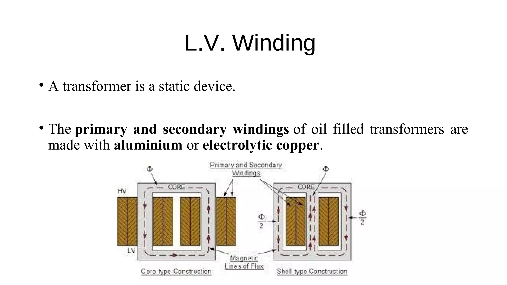 Design of lv winding | PPT