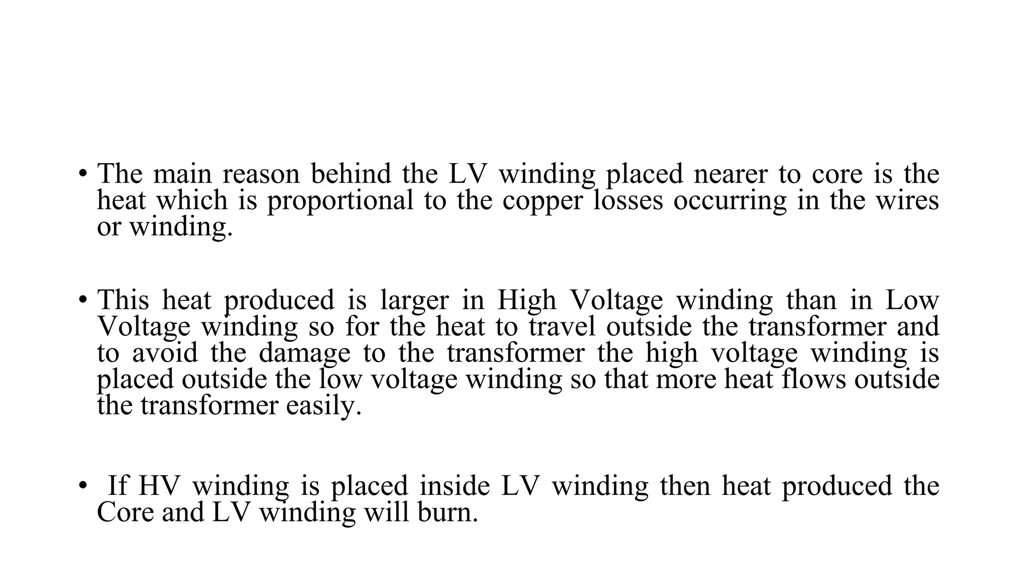 Design of lv winding | PPT