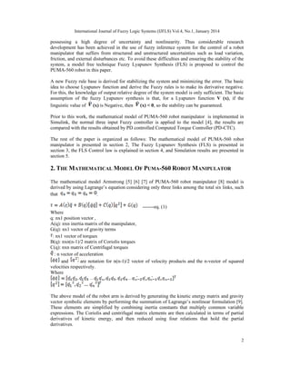 Design of lyapunov based fuzzy logic | PDF