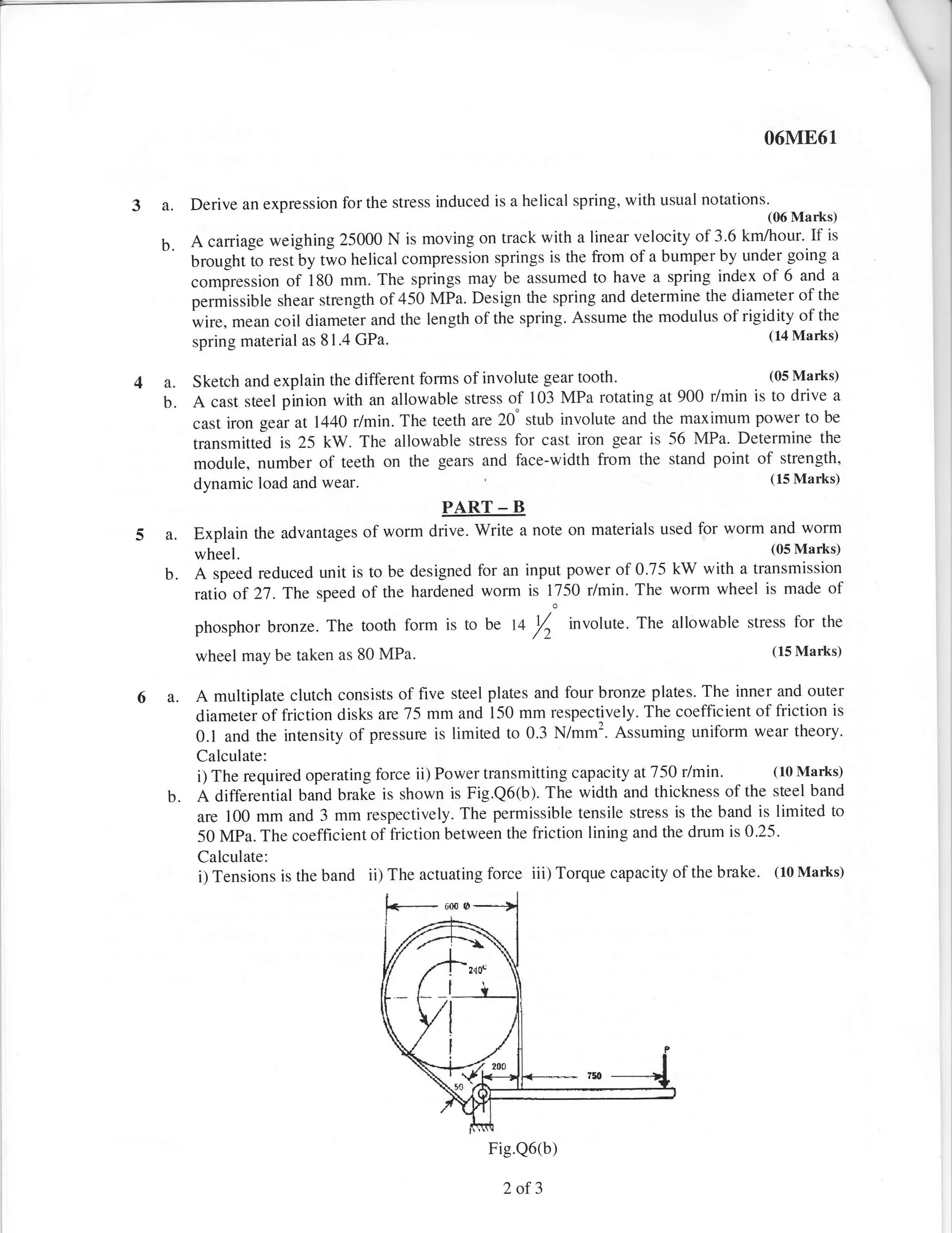 Design of machine elements ii | PDF