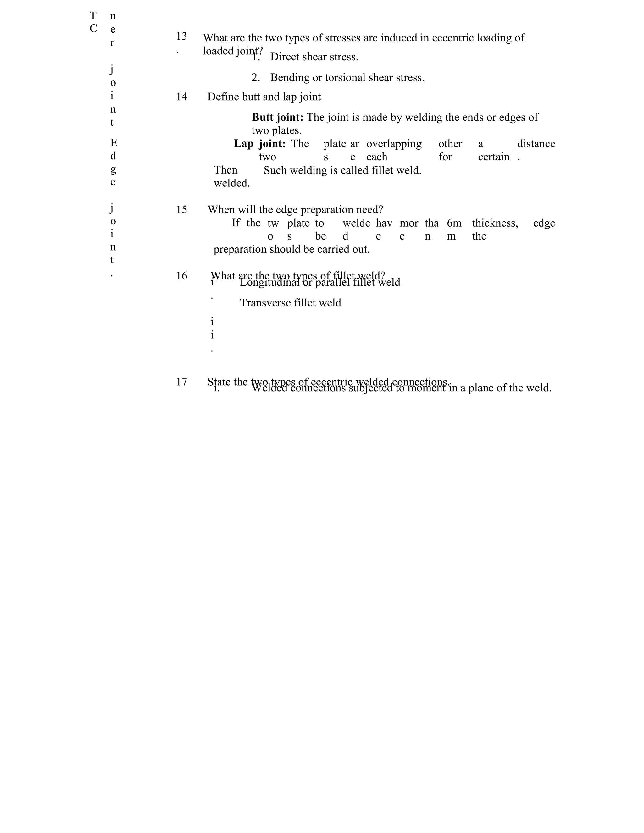 Design of machine_elements 2 marks with answer | DOC