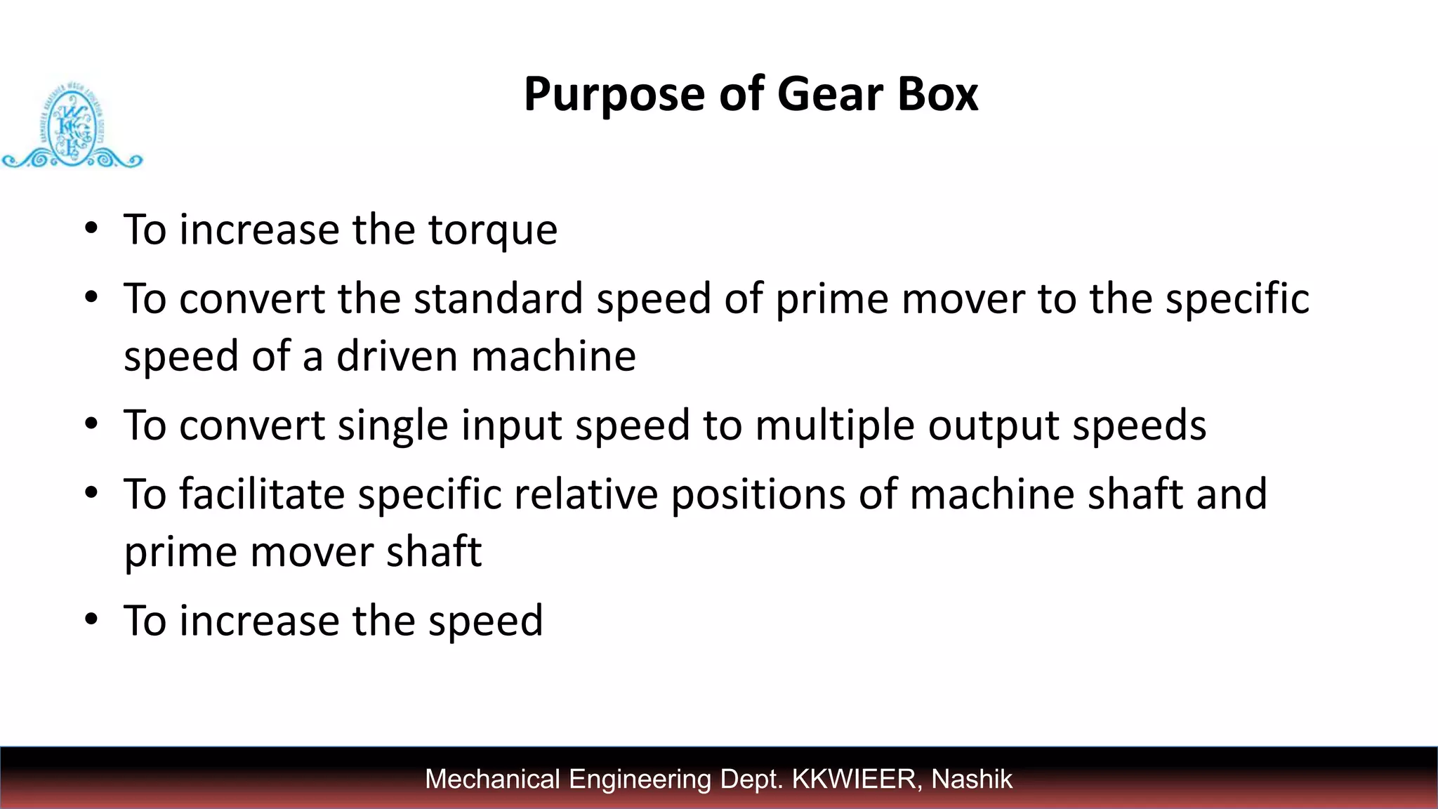 Design of Machine Tool Gear Box1.pptx