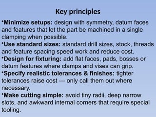 Design of Machining.pptx PPT FOR DESIGN X | PPTX