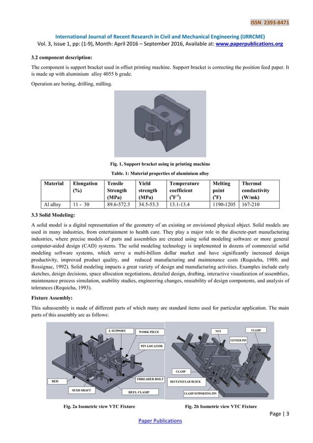 Design of Machining Fixture for Support Bracket | PDF