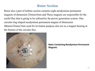 Design of maglev wind turbine | PPTX