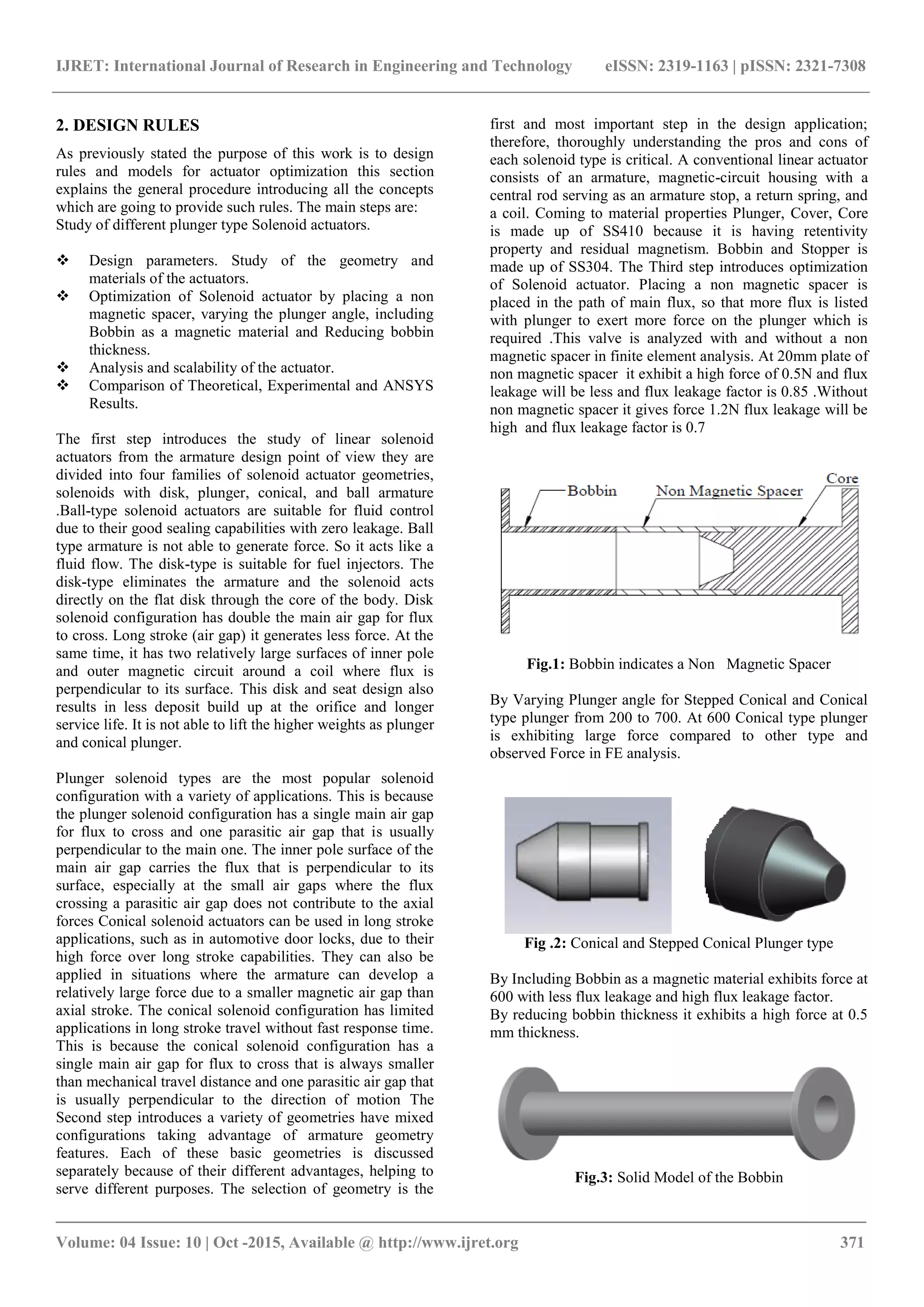Design of magnetic actuator | PDF