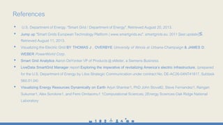 Design of management dashboard (smart electric grids) | PPTX