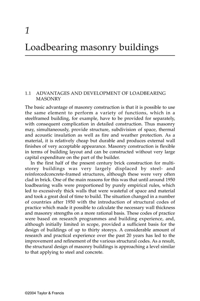 Design of masonry structures 2004 | PDF