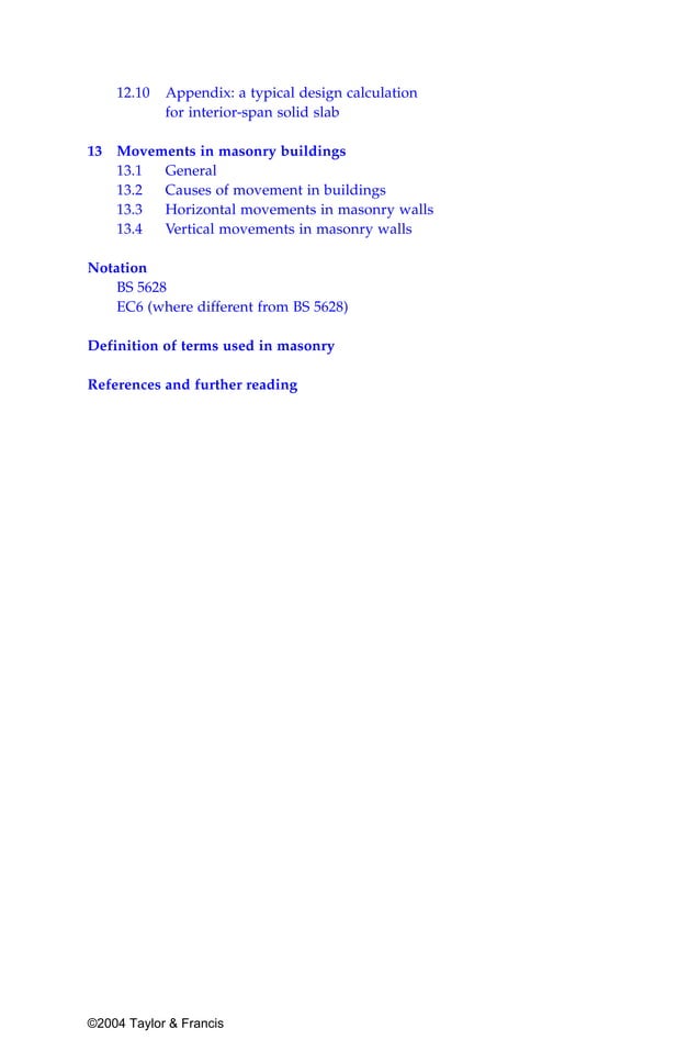Design of masonry structures 2004 | PDF