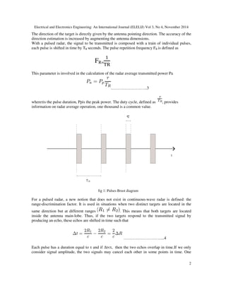 Design of matched filter for radar applications | PDF