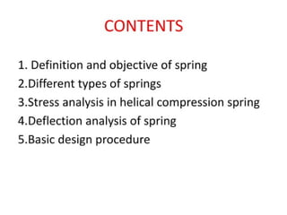 Design of Mechanical Springs.pptx.Desinh | PPT