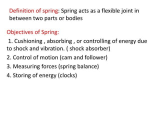 Design of Mechanical Springs.pptx.Desinh | PPT