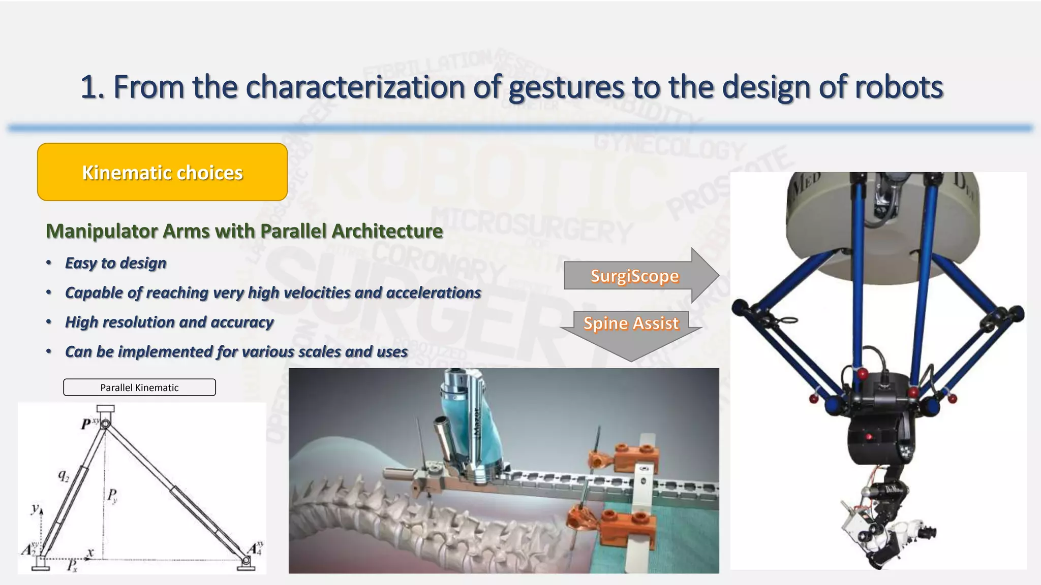 Design of medical robots | PPTX