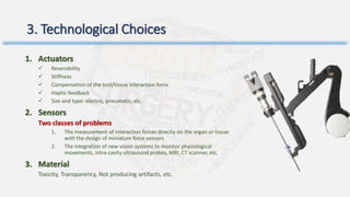 Design of medical robots | PPTX