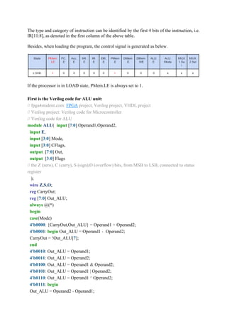 Design of microcontroller CPU.pdf | Programming Languages | Computing