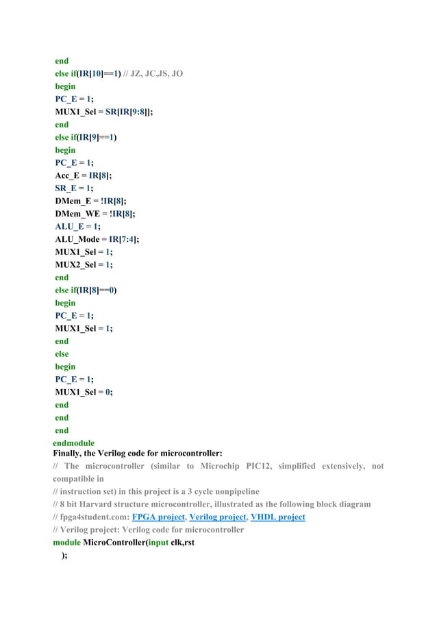 Design of microcontroller CPU.pdf | Programming Languages | Computing