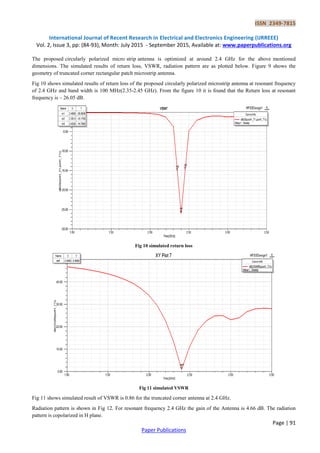 Design of Micro strip Antenna in Ism Band with Polarization Diversity ...