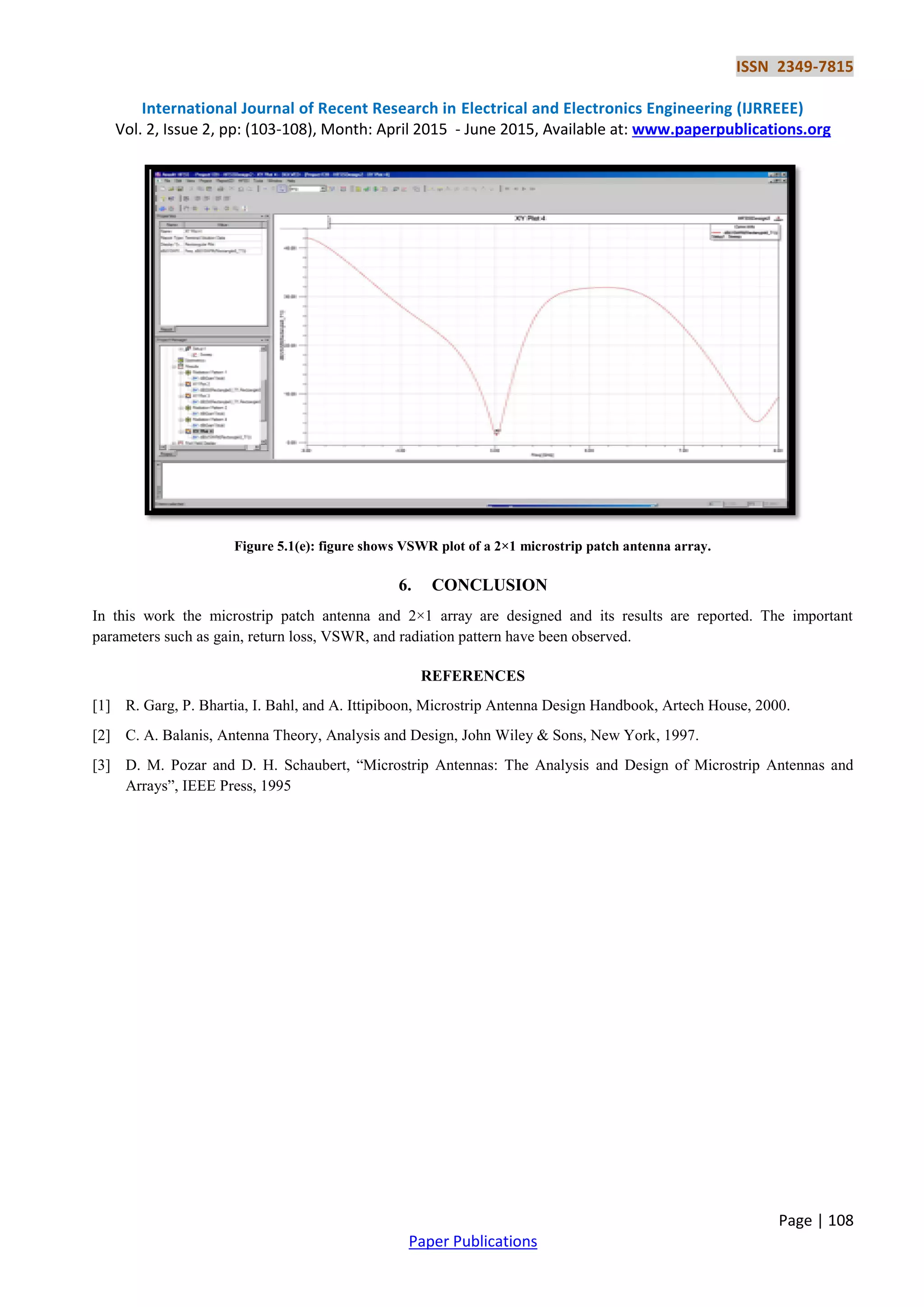 Design of Micro Strip Patch Antenna Array | PDF