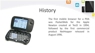 Design of mobile browsers | PPTX