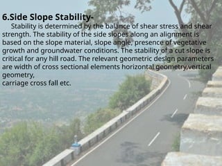 Design of various types of mountainous road.pptx