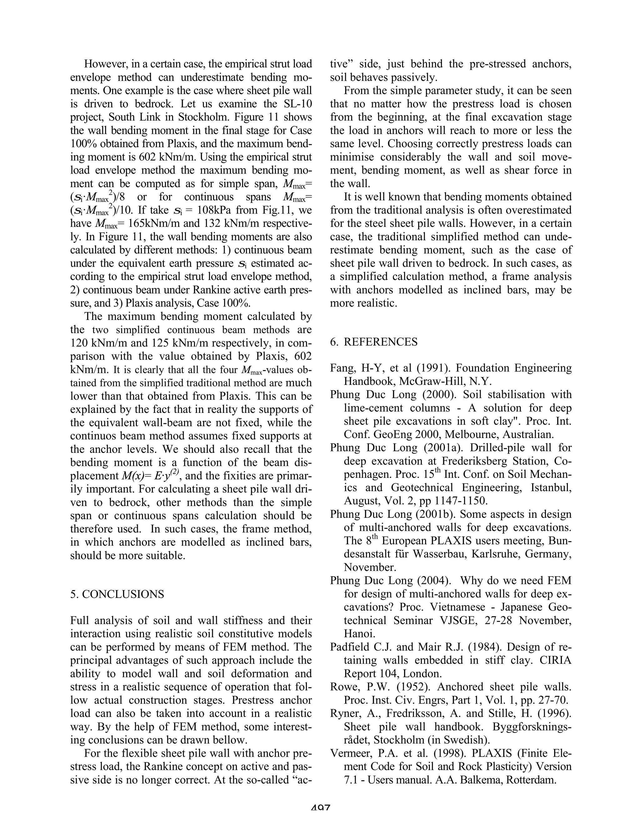 Design of multi-anchored_walls_for_deep (1) | PDF