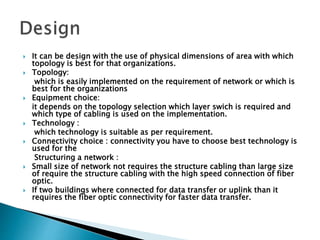 Design of network | PPTX
