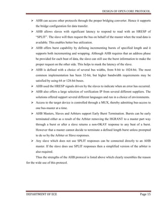Design of open core protocol ocp | DOCX