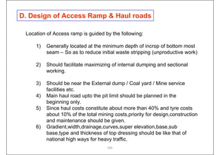 Design of openpit mining | PDF