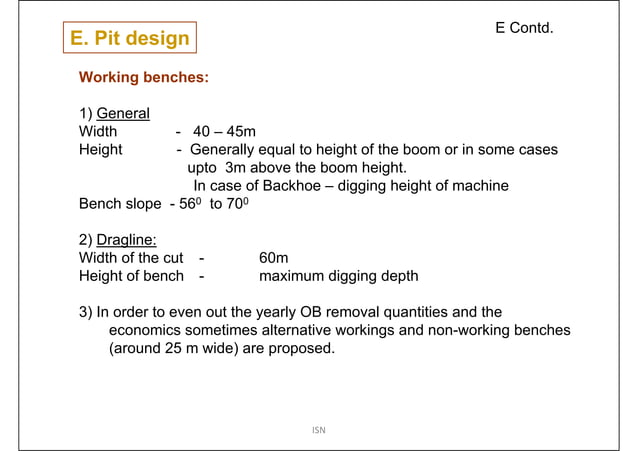 Design of openpit mining | PDF