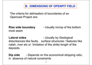 Design of openpit mining | PDF