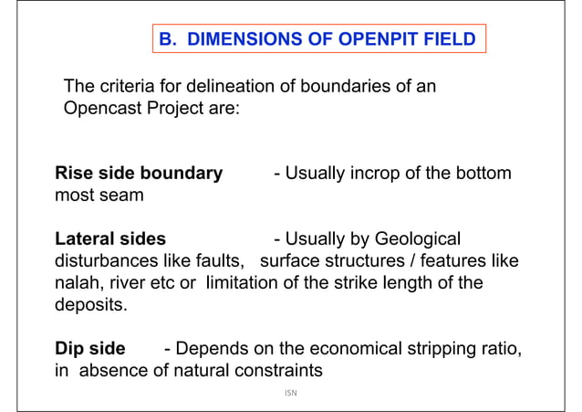 Design of openpit mining | PDF
