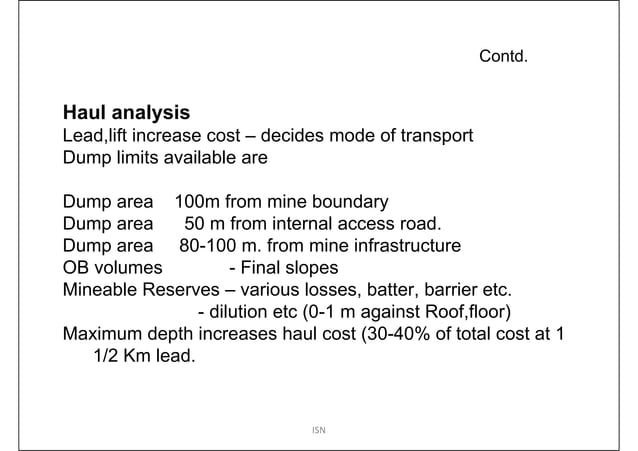 Design of openpit mining | PDF