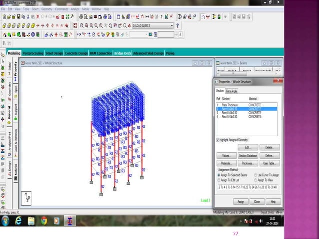 Design of overhead RCC rectangular water tank | PPTX | Civil ...