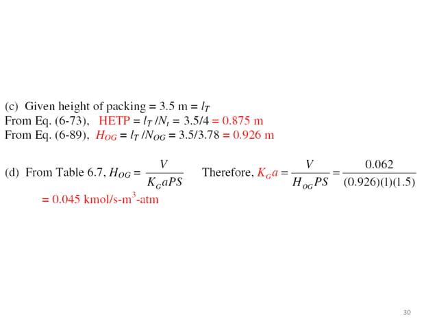 Design of packed columns | PDF | Chemistry | Science