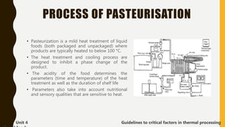 Design of pasteurization process | PPT
