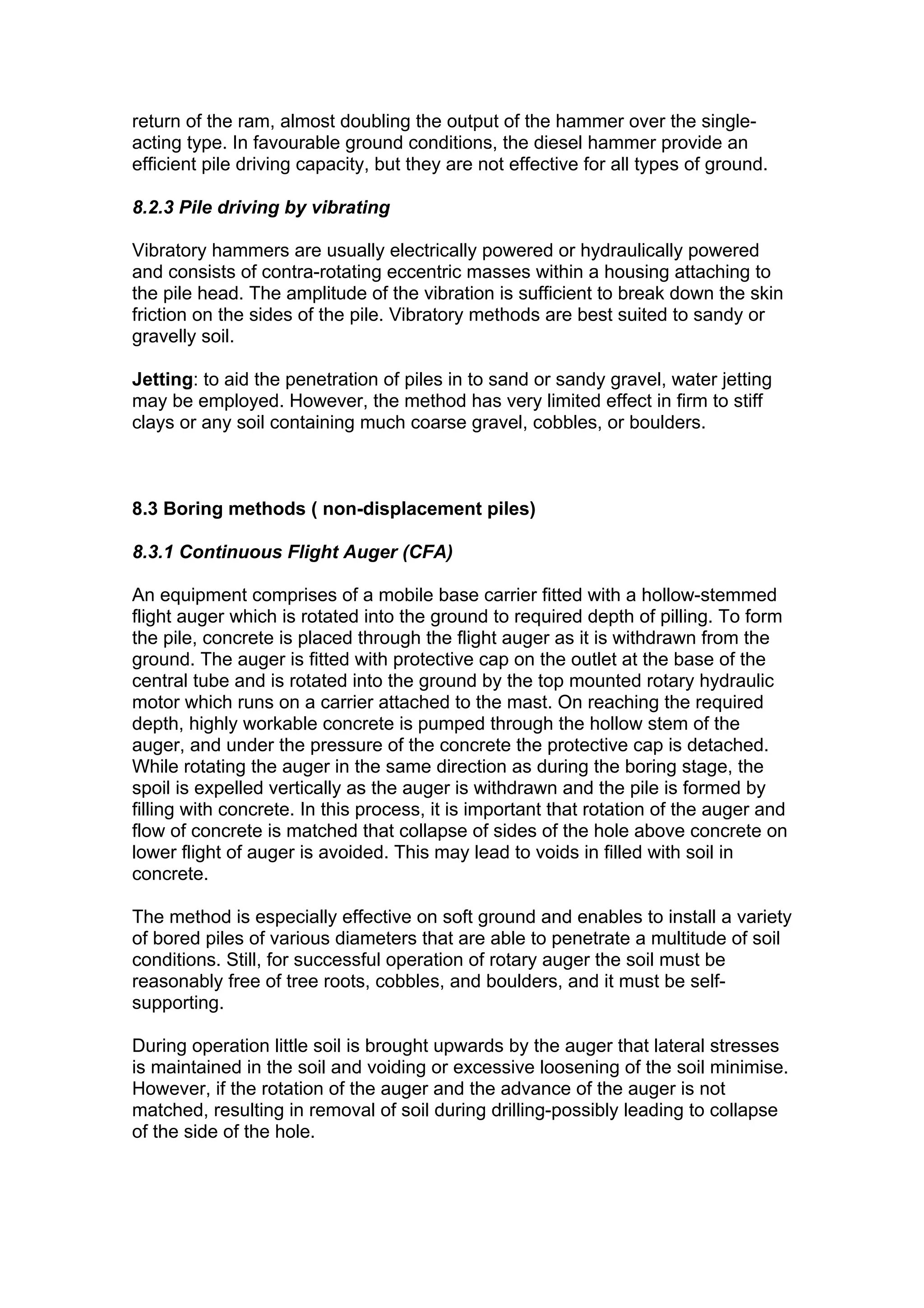 Design of pile foundation | PDF