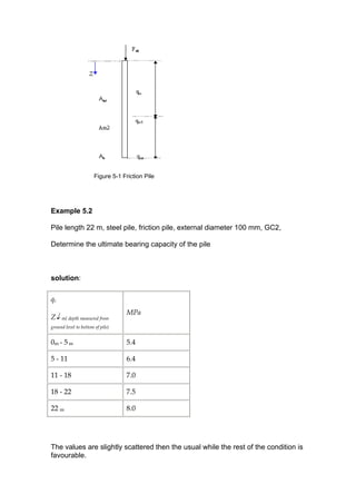 Design of pile foundation | PDF