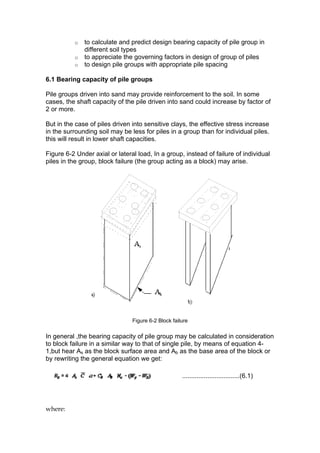 Design of pile foundation | PDF
