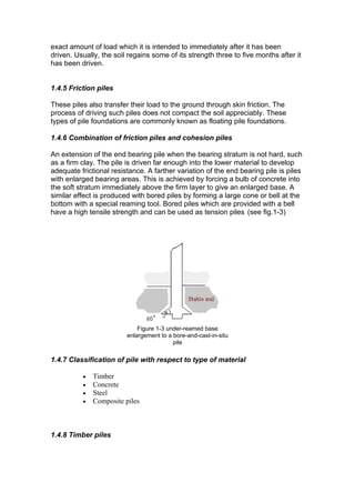 Design of pile foundation | PDF