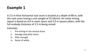 Design of Pillars in miningengineering .pdf