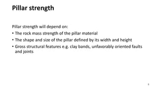 Design of Pillars in miningengineering .pdf