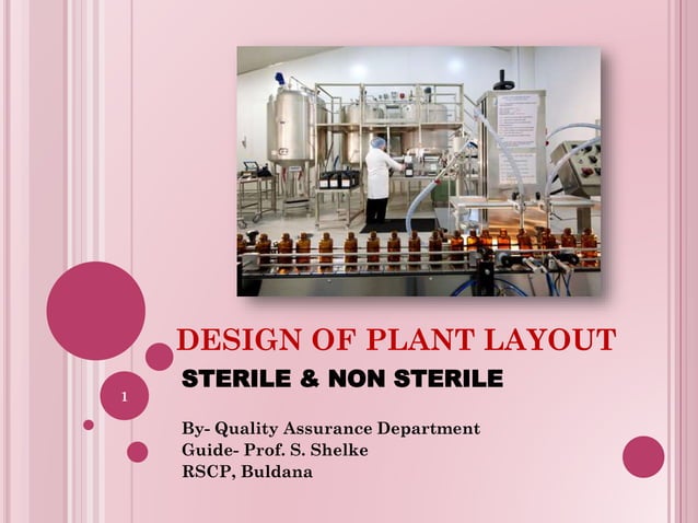 Design of aseptic area plant layout | PDF