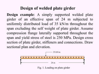 Design of plate girder by LSM flexural cross section.ppt