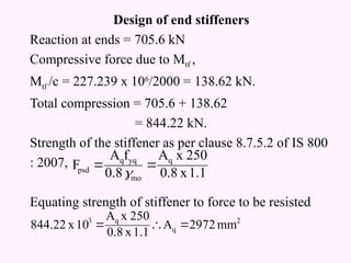 Design of plate girder by LSM flexural cross section.ppt