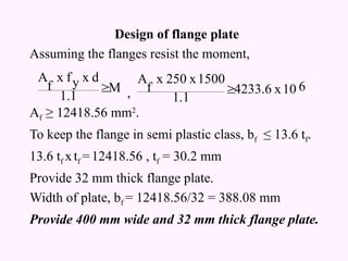 Design of plate girder by LSM flexural cross section.ppt