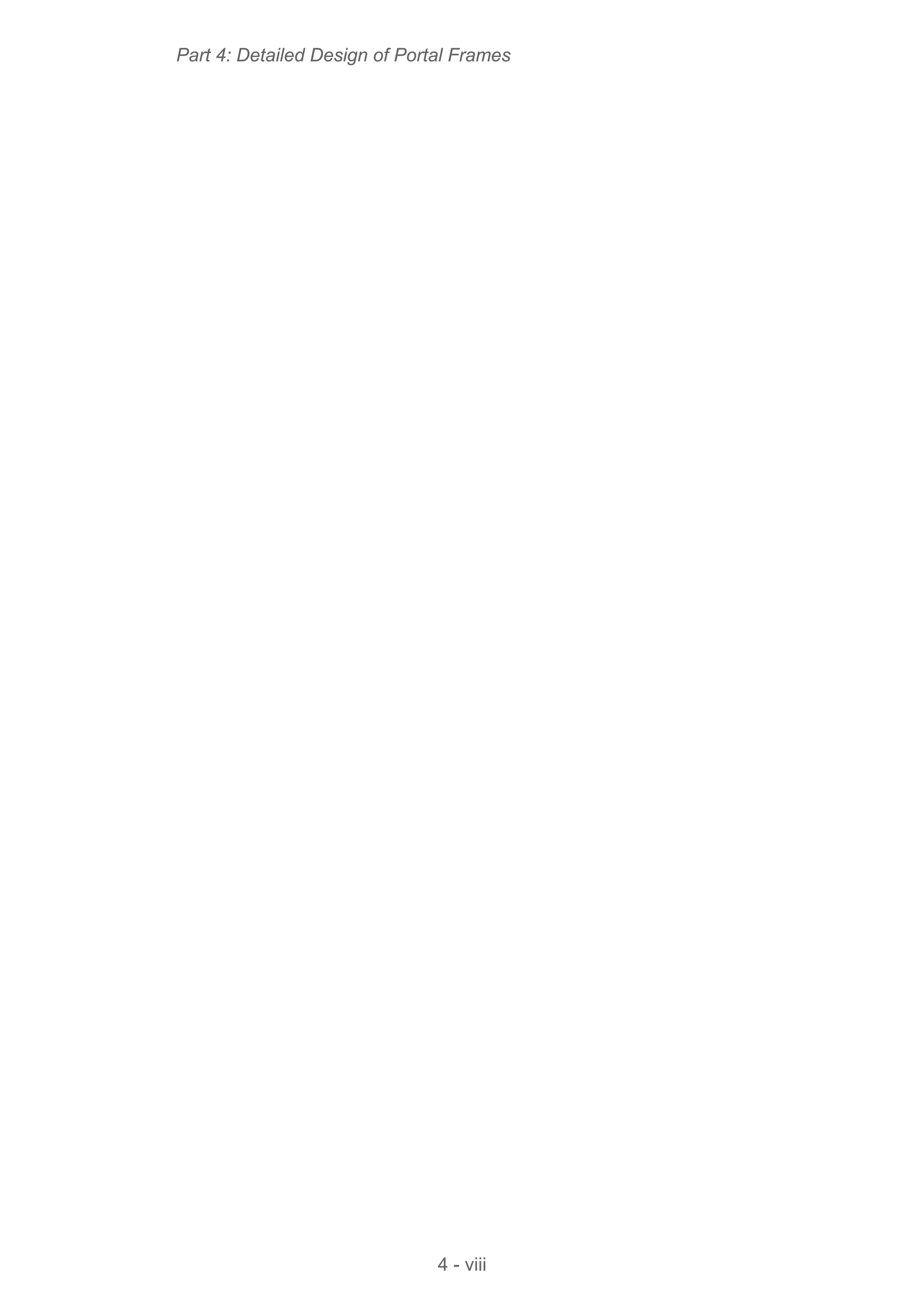 Design of portal frame structures | PDF