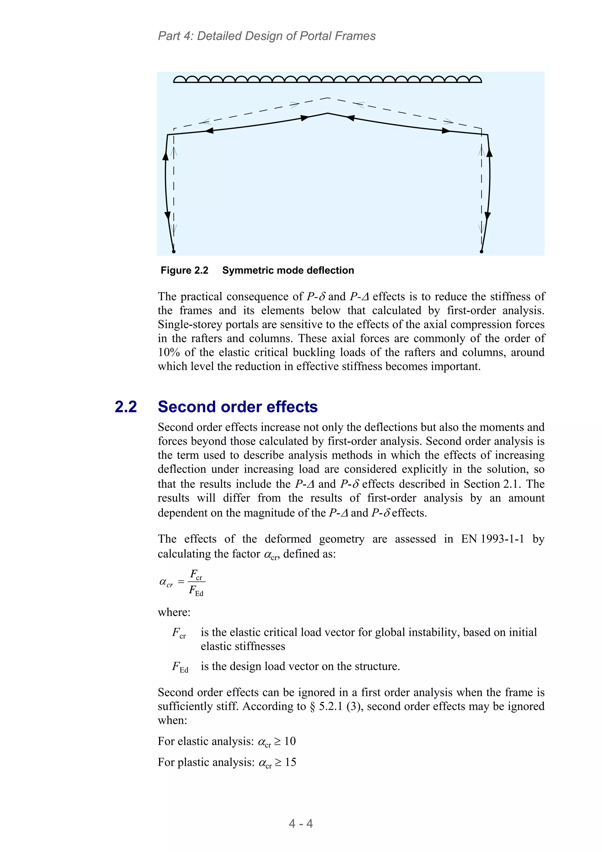 Design of portal frame structures | PDF
