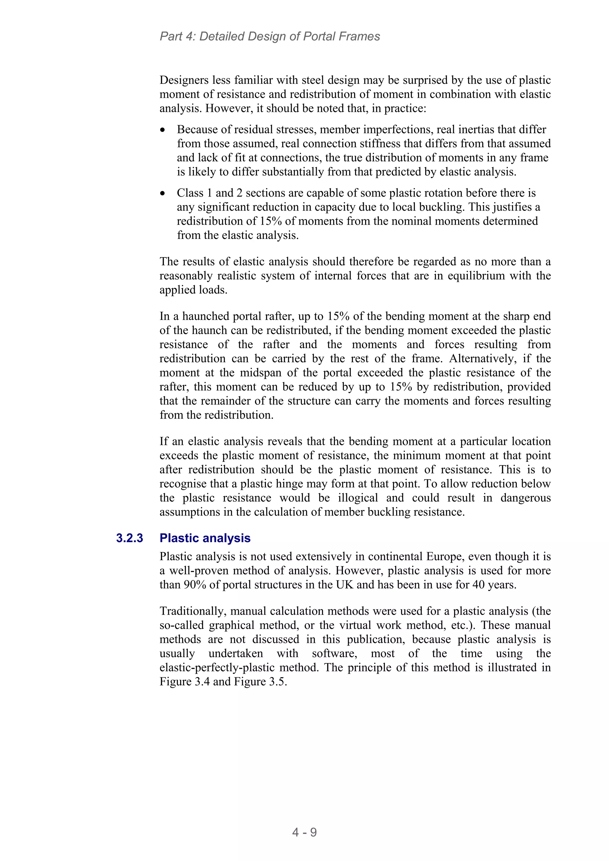 Design of portal frame structures | PDF