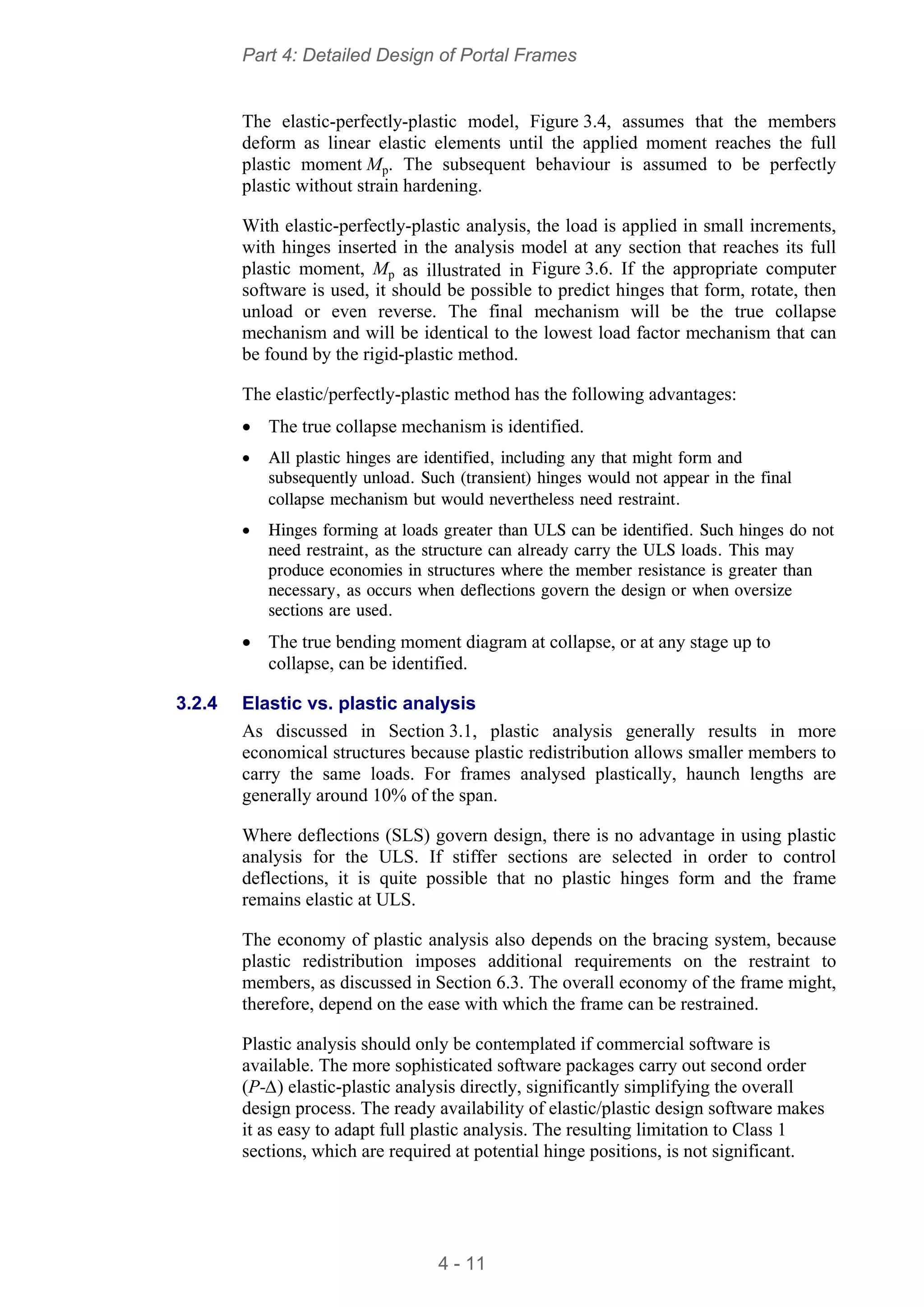 Design of portal frame structures | PDF